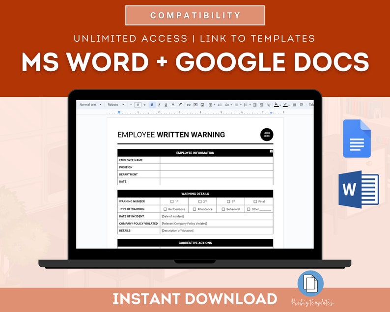 Employee Written Warning Template, Employee Discipline, Employee Write ...
