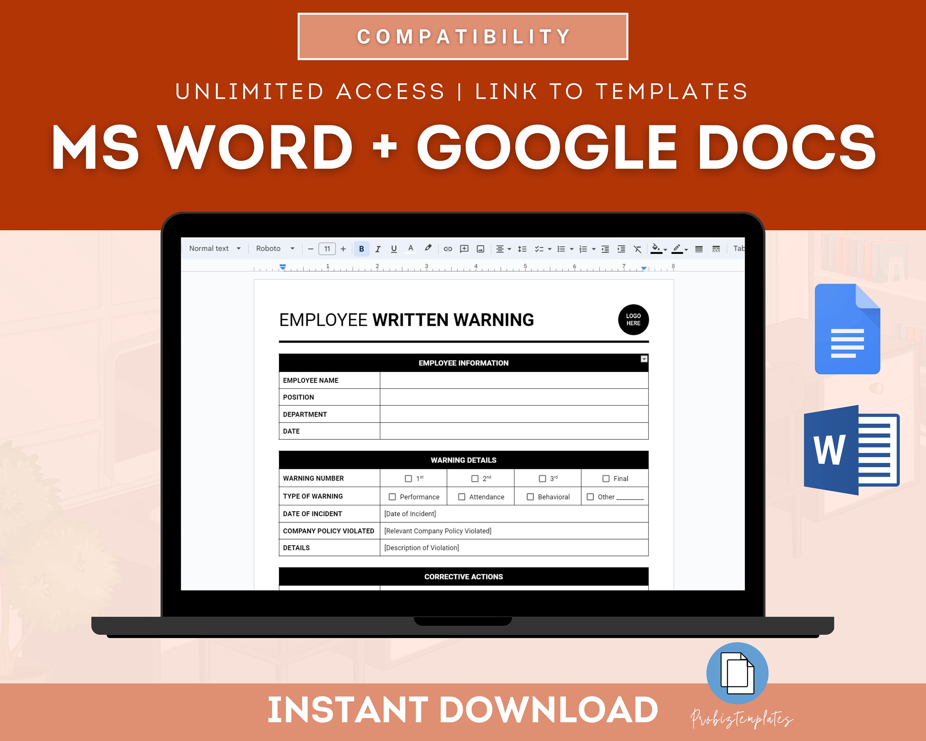 Employee Written Warning Template, Employee Discipline, Employee Write ...
