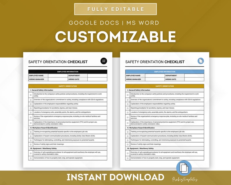Workplace Safety Bundle, Employee Safety Bundle, Employee Wellness ...