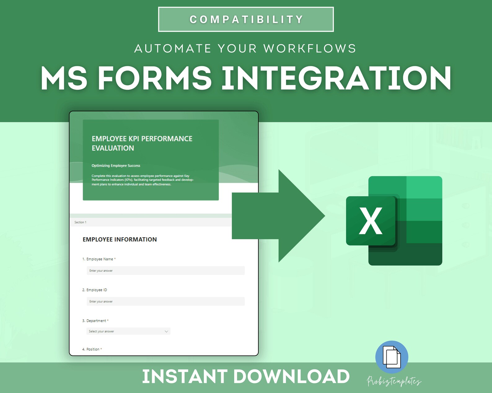Employee KPI Performance Evaluation Online Form, Performance Metrics ...