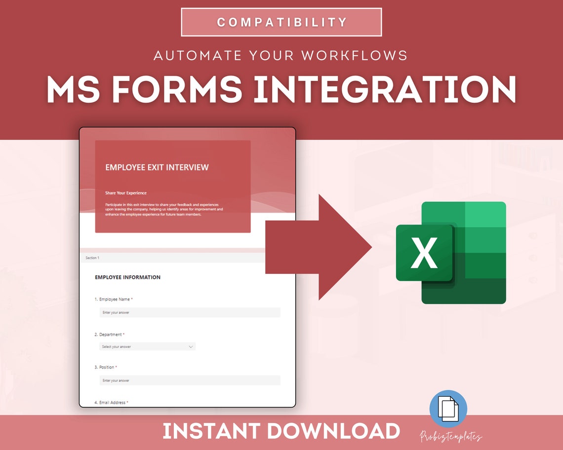Employee Exit Interview Online Form, Departing Staff Feedback Form ...