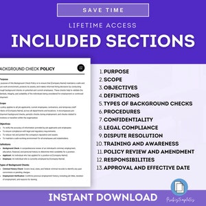 Background Check Policy Template, Company Background Check Policy ...