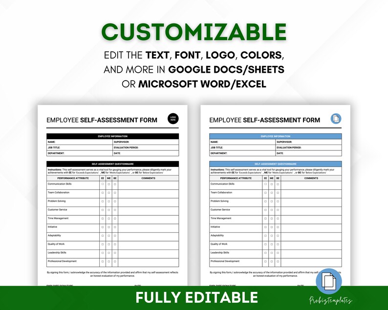Employee Performance Bundle, Performance Review, Improvement Plan, PIP ...