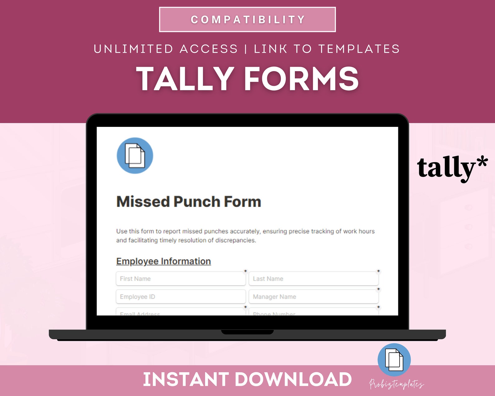 Missed Punch Online Form, Employee Time Punch Correction Form ...