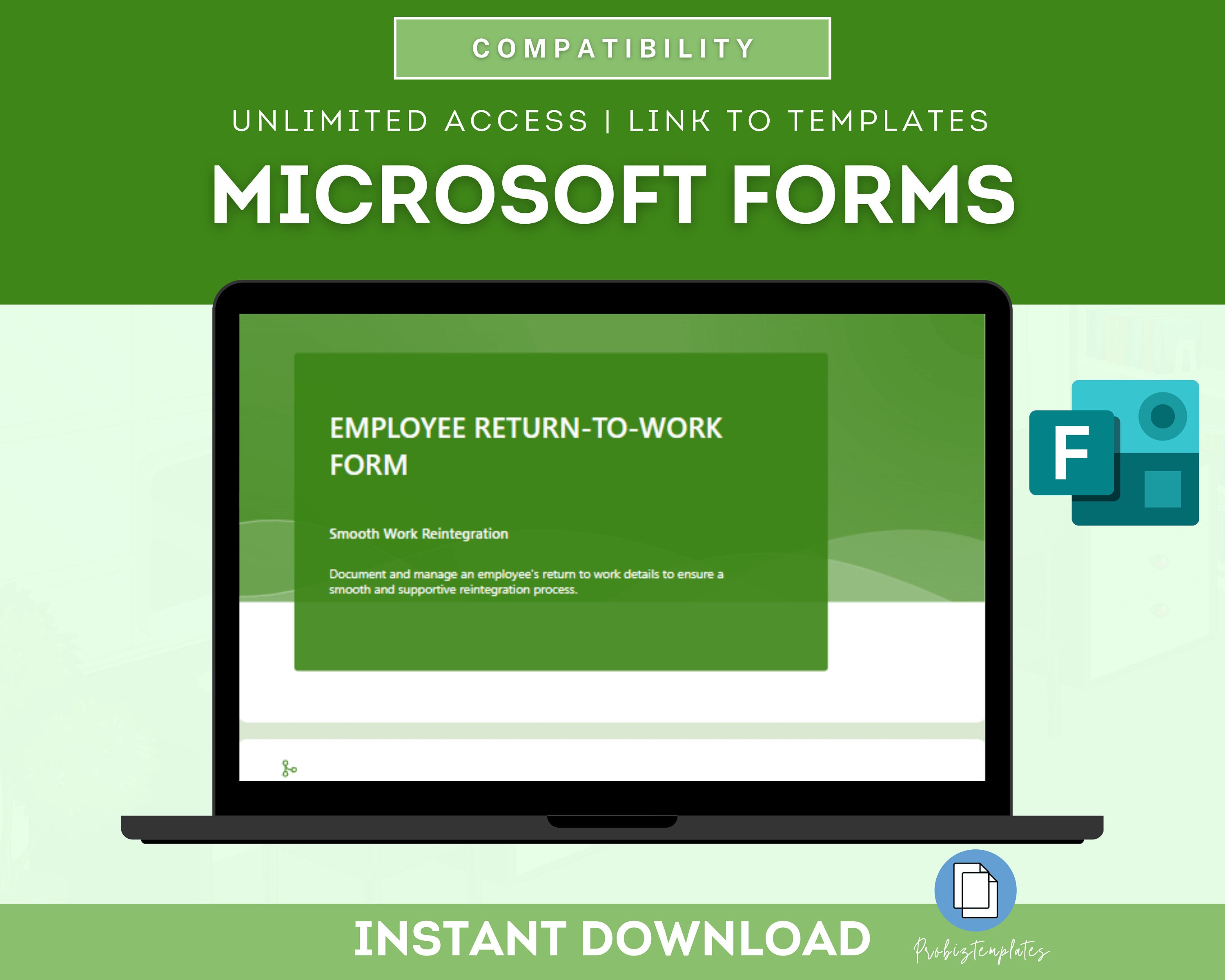 Employee Return to Work Form Online Form, Back-to-work Form, Return-to ...