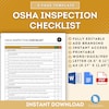 Safety Corrective Action Template: OSHA Compliance (digital Download ...