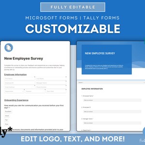 New Employee Online Survey, New Hire First Impressions Survey, Employee ...