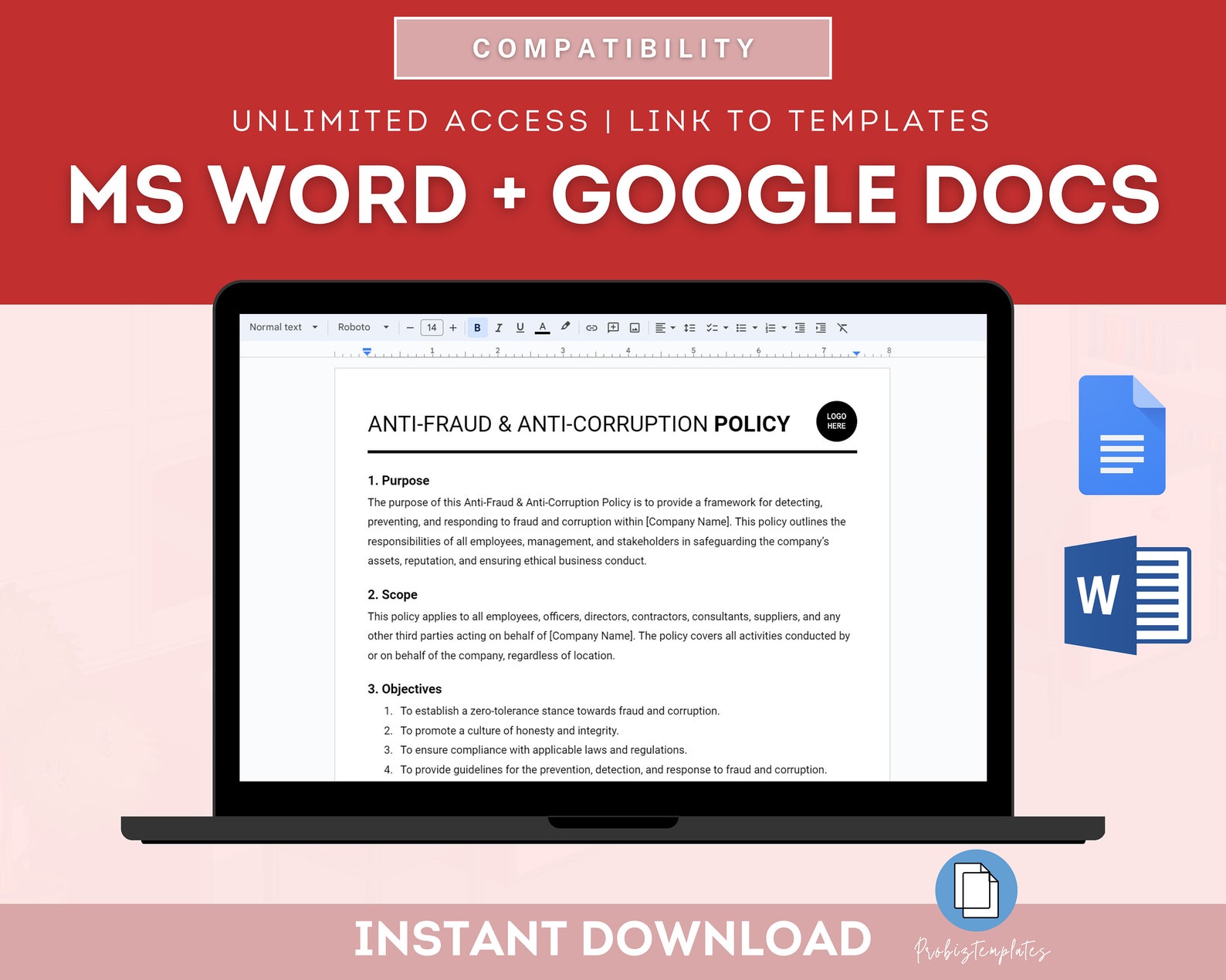 Anti-fraud and Anti-corruption Policy Template, Fraud Prevention Policy ...