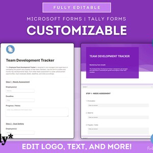 Employee & Team Development Tracker Online Template, Team Development Monitoring, Staff Growth ...