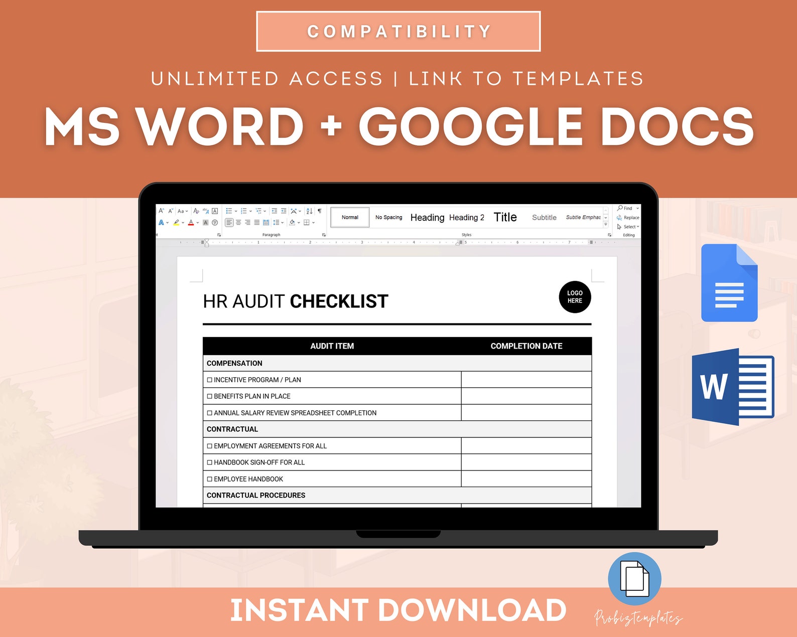 HR Audit Checklist, Human Resources Audit, Internal Audit Checklist, HR ...