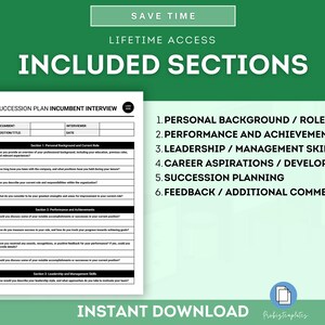 Succession Planning Incumbent Interview Form Template, Future Leader ...