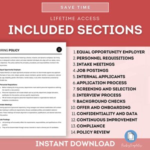 Hiring Policy Template, Employee Recruitment Policy, Talent Acquisition ...