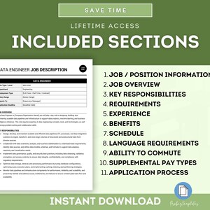 Data Engineer Job Description Template, Data Engineering ...