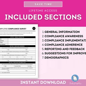 Employee Compliance Survey Template, Employee Policy Compliance Survey ...