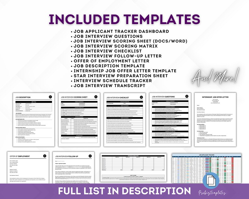 Job Interview Bundle, Employee Interview Bundle, Interviewer Bundle ...