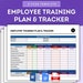 Employee Training Plan and Tracker Template for Microsoft Word & Google ...