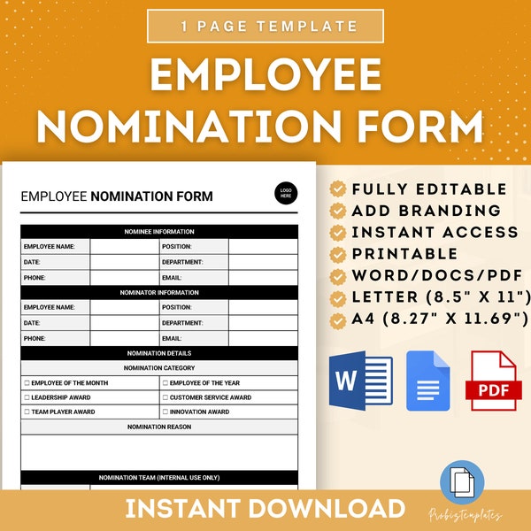 Employee Nomination - Etsy