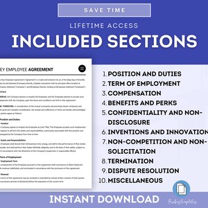Key Employee Agreement Template, Key Staff Employment Contract, Key ...