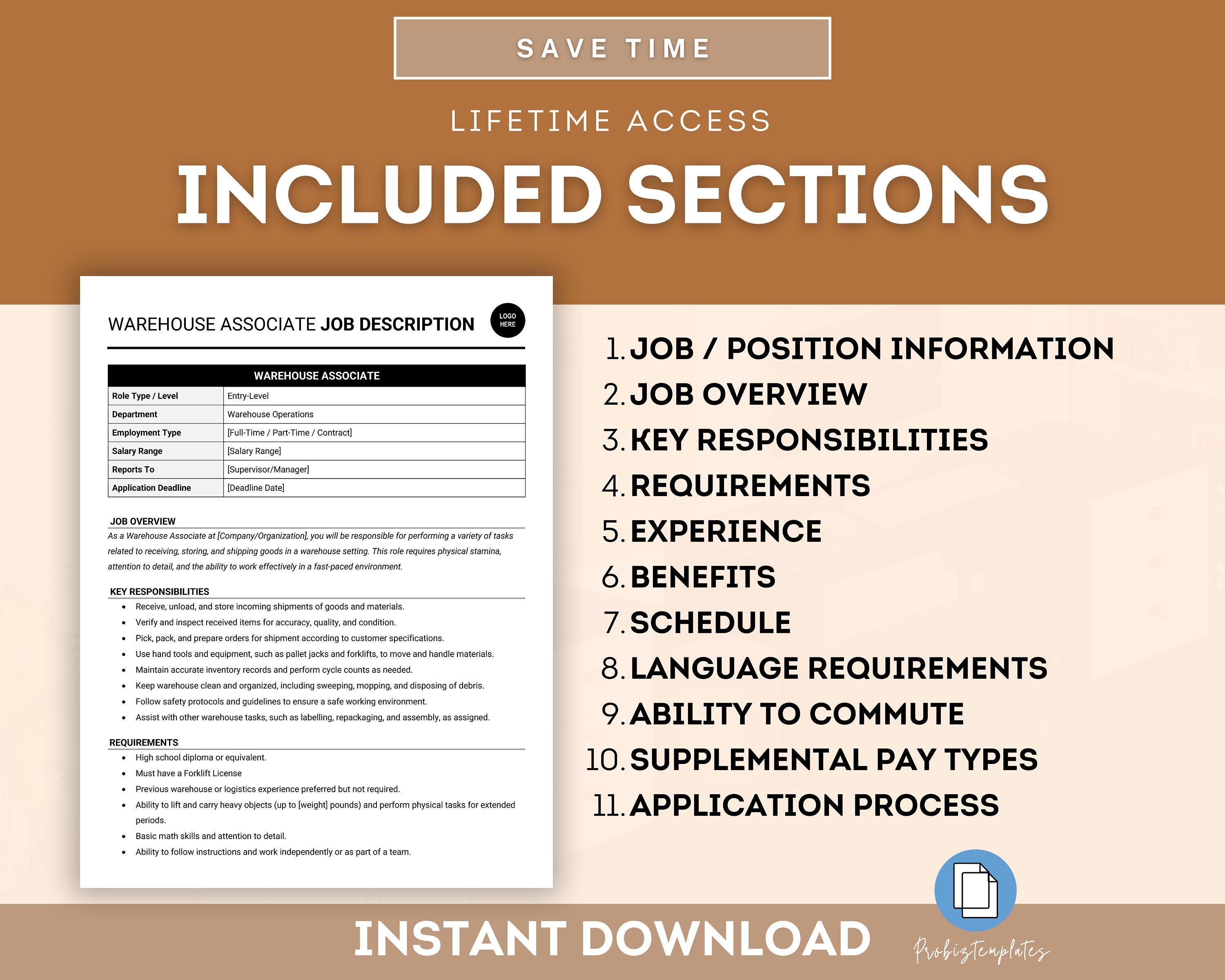 Warehouse Associate Job Description, Warehouse Worker Role, Warehouse ...