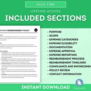 Employee Expense Reimbursement Policy Template, Employee Reimbursement ...