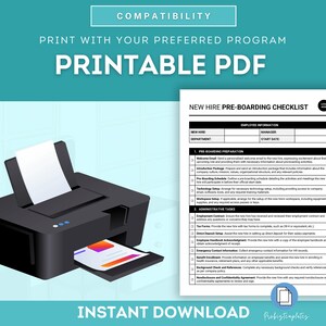 New Hire Pre-boarding Checklist, New Staff Pre-boarding Checklist ...