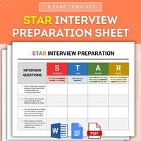 Printable Interview Notes - Etsy