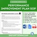 Performance Improvement Plan SOP, Employee Performance Improvement SOP, PIP Standard Operating ...