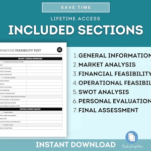 Franchise Feasibility Test Template, Franchise Evaluation Checklist ...