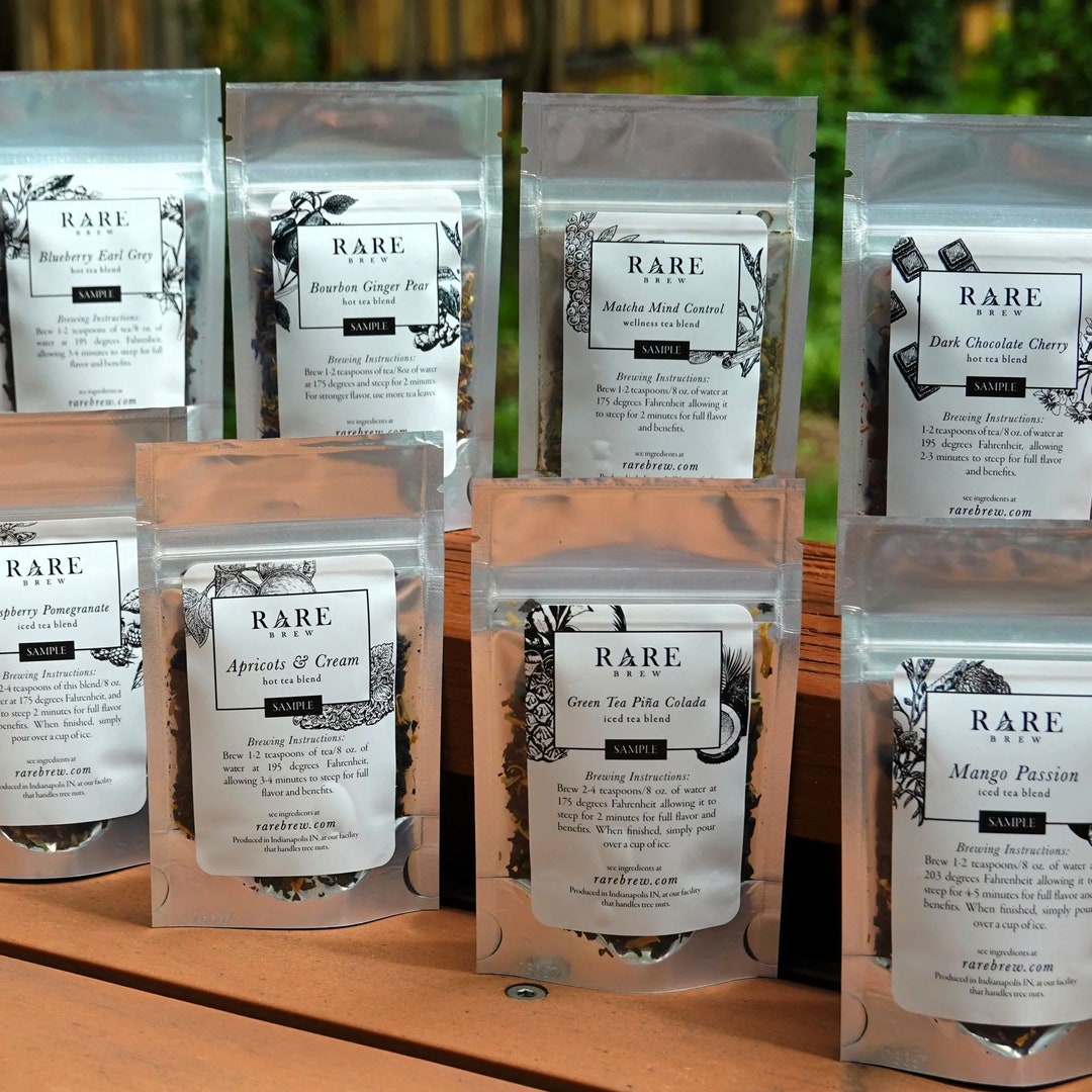 9 Rare Flavors - Loose Leaf Tea Sampler - Hot & Iced Tea Blends - Tea ...