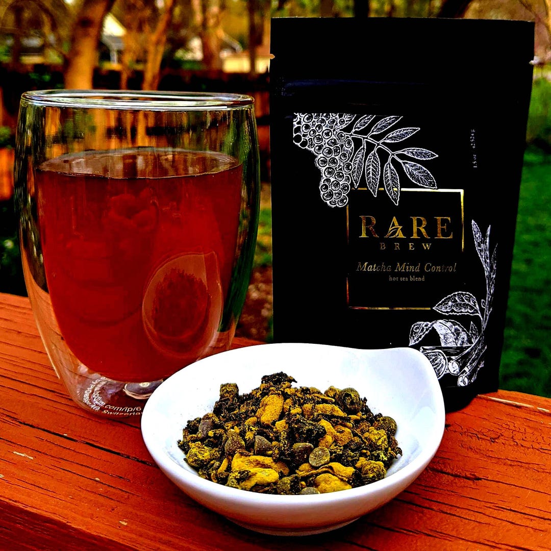 Matcha Brain Defogger Loose Leaf Tea - Oolong Puerh Tea - Wellness Tea ...