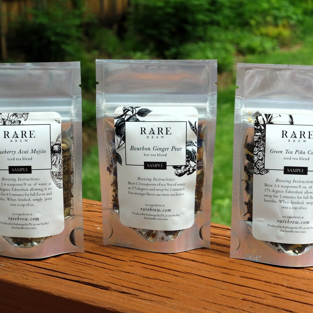 3 Rare Flavors Cocktail Inspired Loose Leaf Tea Sampler Tea Gift Set ...