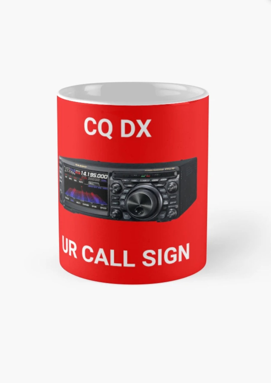 Custom Ham Radio Coffee Mug, Amateur Radio, Icom,yaesu,kenwood - Etsy