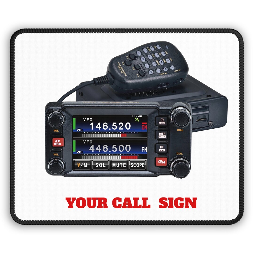 Custom Ham Radio Gaming Mouse Pad Yaesu FTM 400 ,ham Radio Gaming Mouse ...