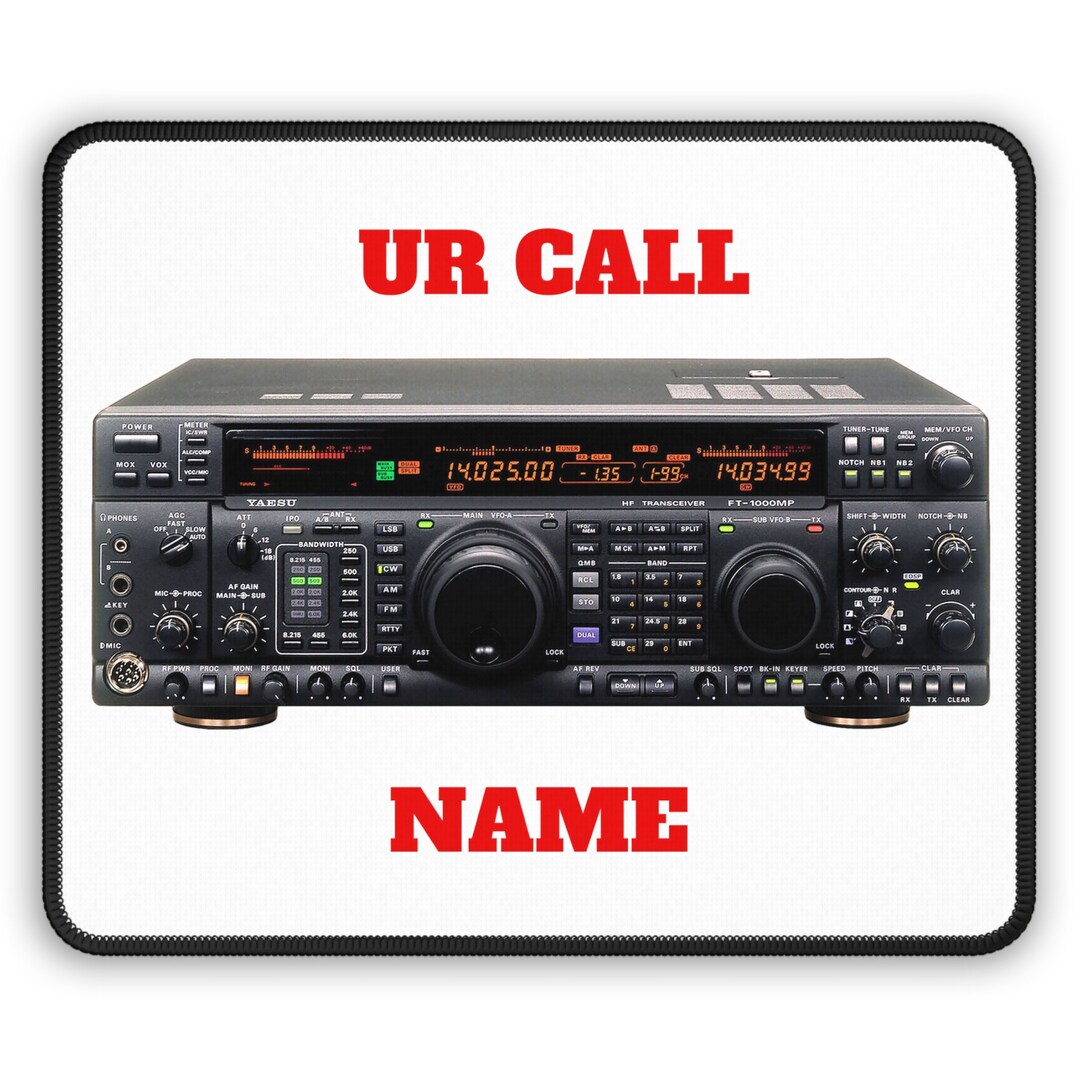 Custom Ham Radio Gaming Mouse Pad Yaesu FT 1000MP ,ham Radio Gaming ...