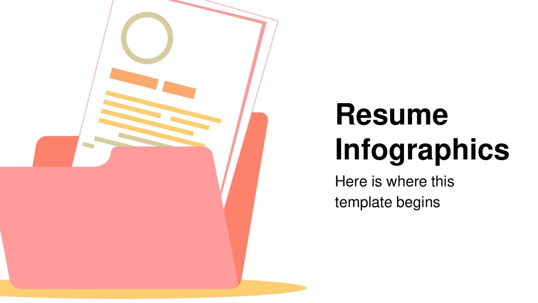 30 Slides Resume Powerpoint Infographic Presentation With Diagrams ...