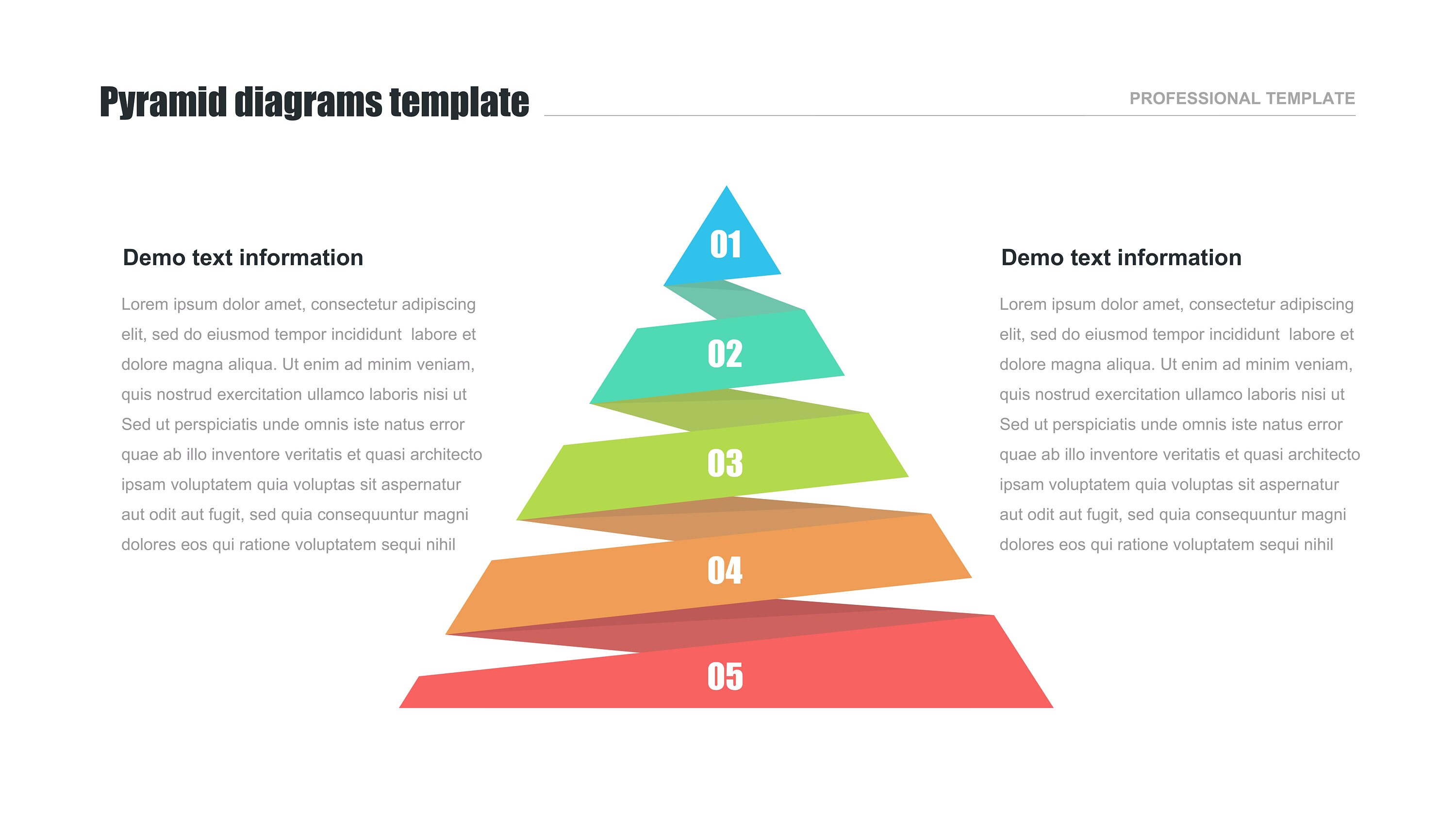 35 Slides Pyramid Powerpoint Infographic Presentation With Diagrams ...