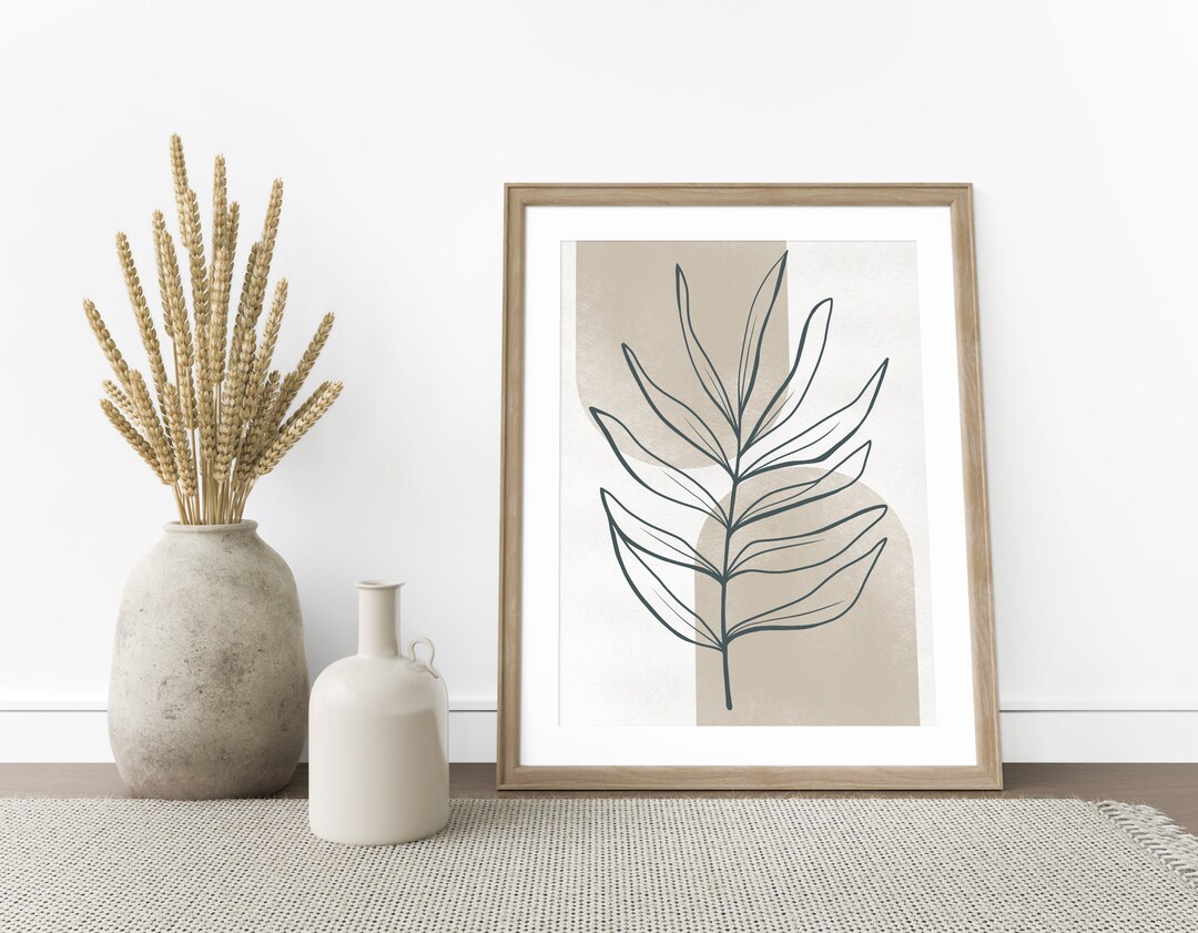 Eucalyptus Digital Poster Boho Home Decor, Printable Wall Art, Modern ...