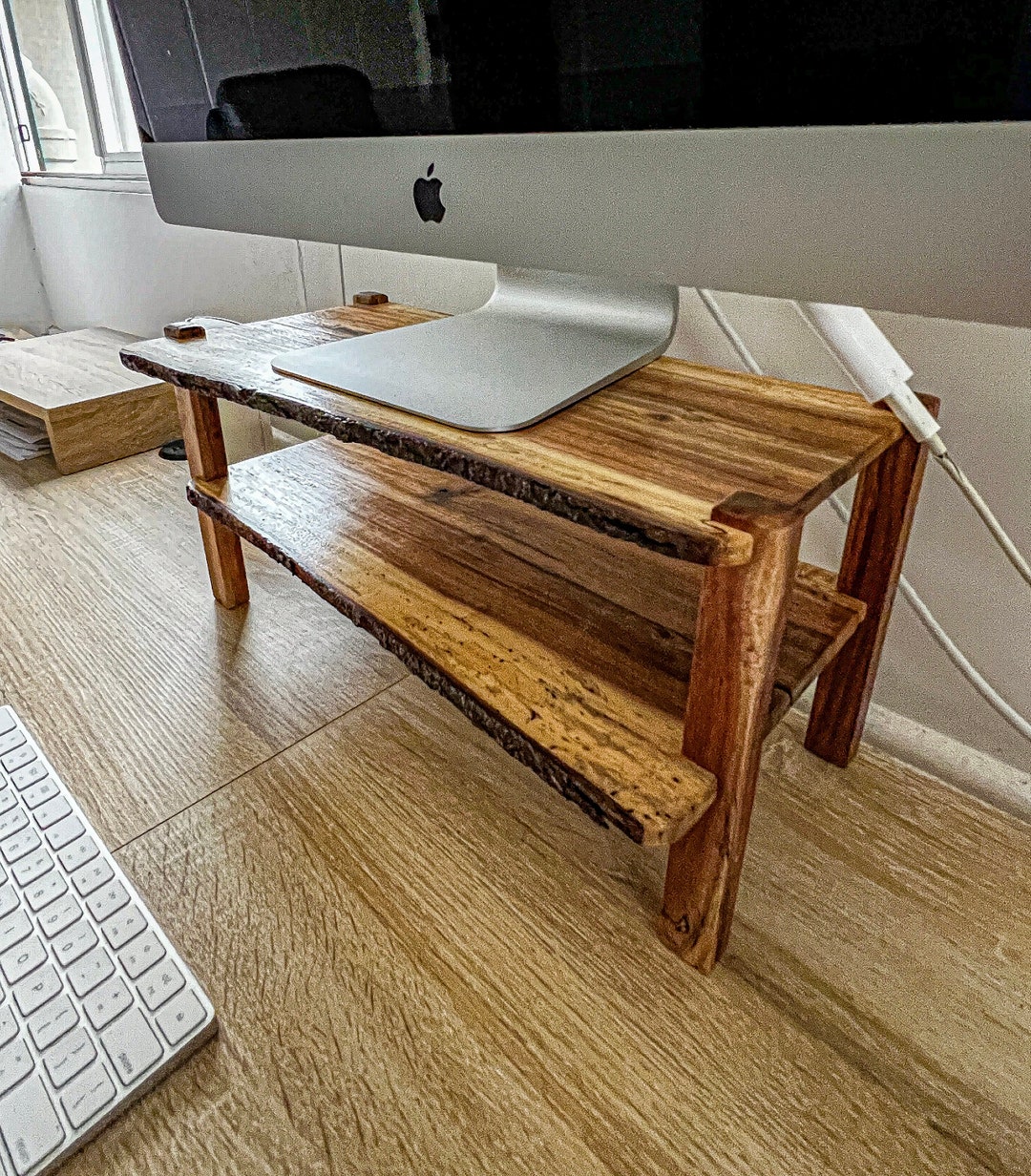 Handmade Desk Monitor Stand - Made From Ethically Sourced Koa From the ...