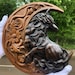 Wolf in an Oak Leaf - Etsy