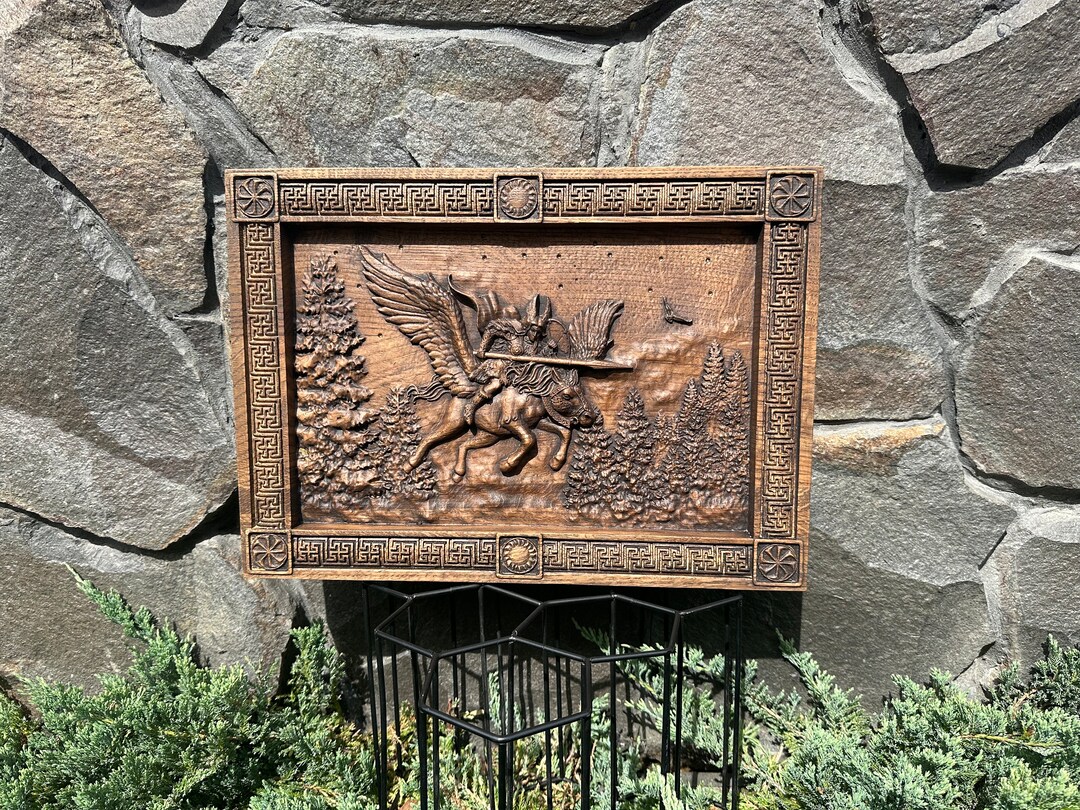 Norse Valkyrie Wall Art, Personalized Valkyrie Goddess Wall Hanging ...