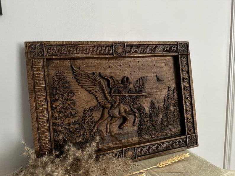 Norse Valkyrie Wall Art, Personalized Valkyrie Goddess Wall Hanging ...