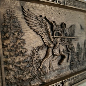 Valkyrie Goddess Art, Norse Valkyrie Wooden Wall Hangings, Valkyrie ...