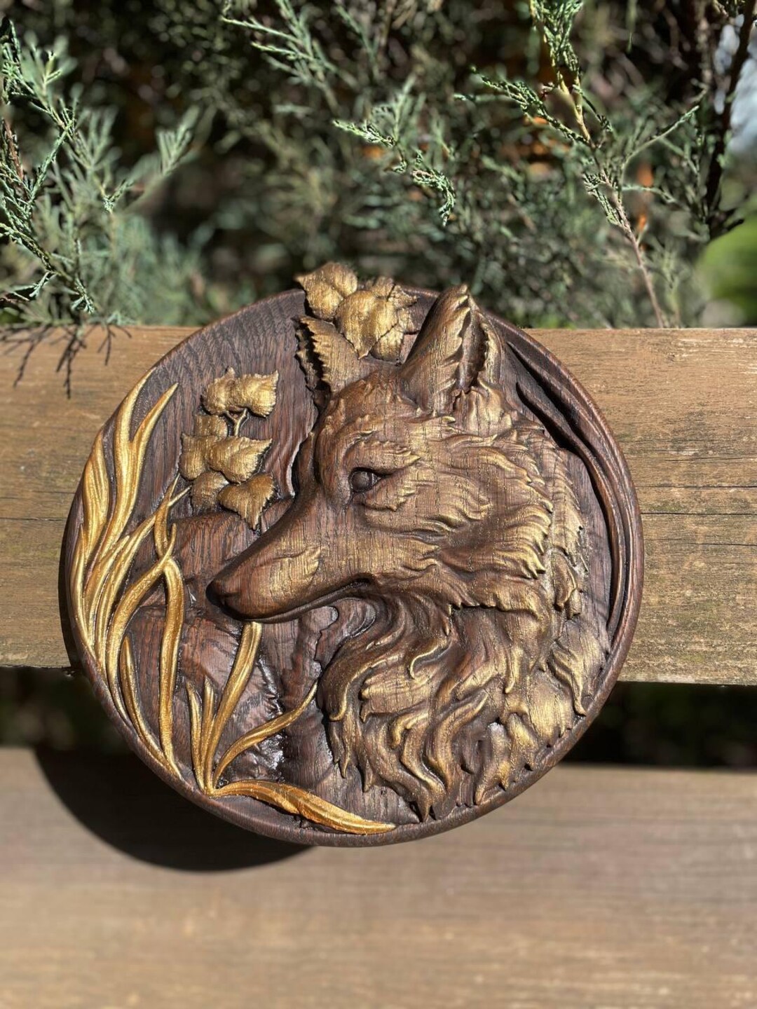 Fox Wooden Wall Decor, Animals Lovers Gift for Office Decor, Gift for ...