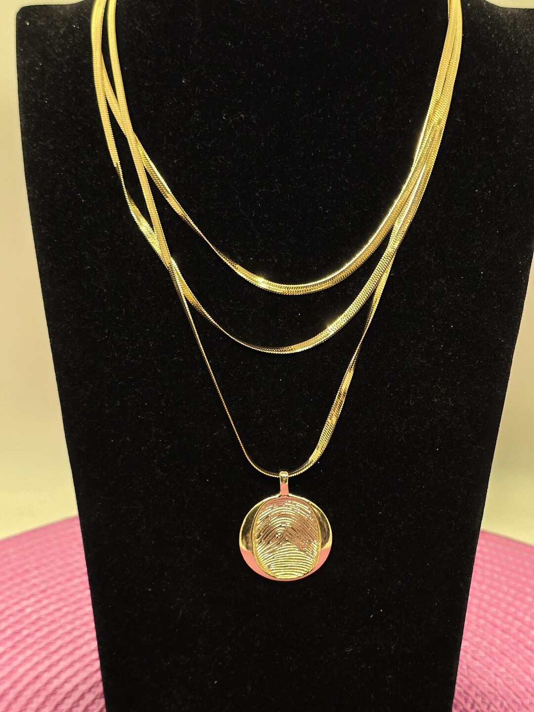 Fingerprint Necklace,personalized Fingerprintpendant,sympathygift ...
