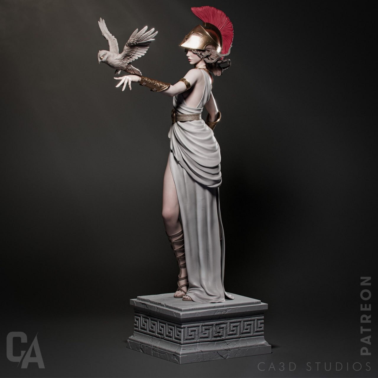 Athena STL, Athena 3D Model, Athena 3D Print Files, Athena Statue ...