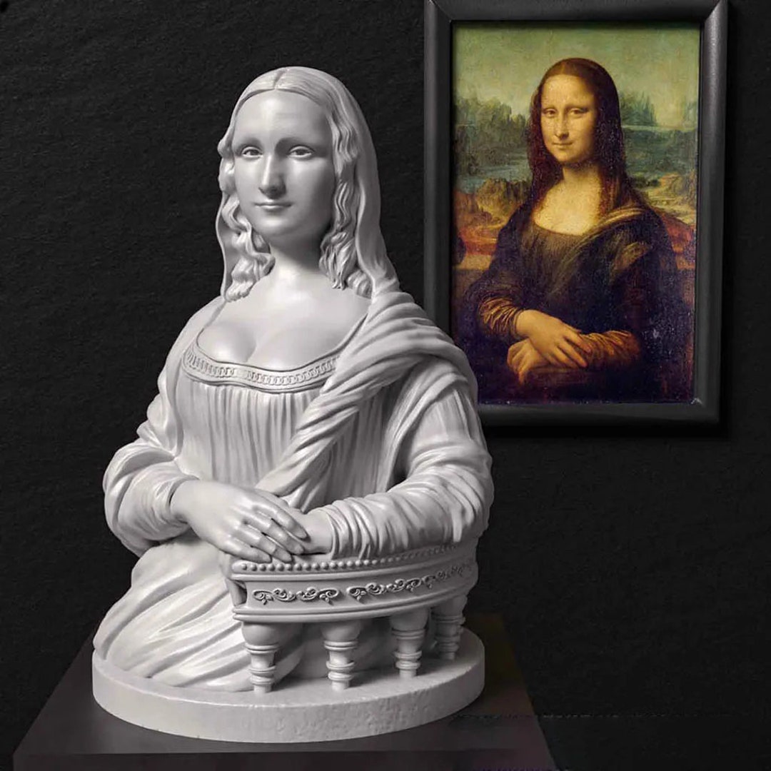 Mona Lisa STL, Mona Lisa 3D Model, Mona Lisa Statue, Mona Lisa Figure ...