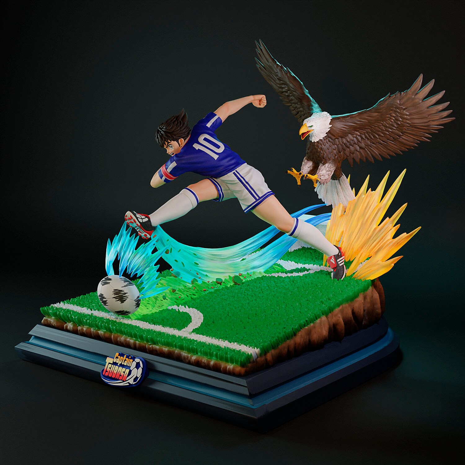 Captain Tsubasa STL, Tsubasa 3D Model, Tsubasa 3D Print Files, Tsubasa Statue, Tsubasa Miniature ...
