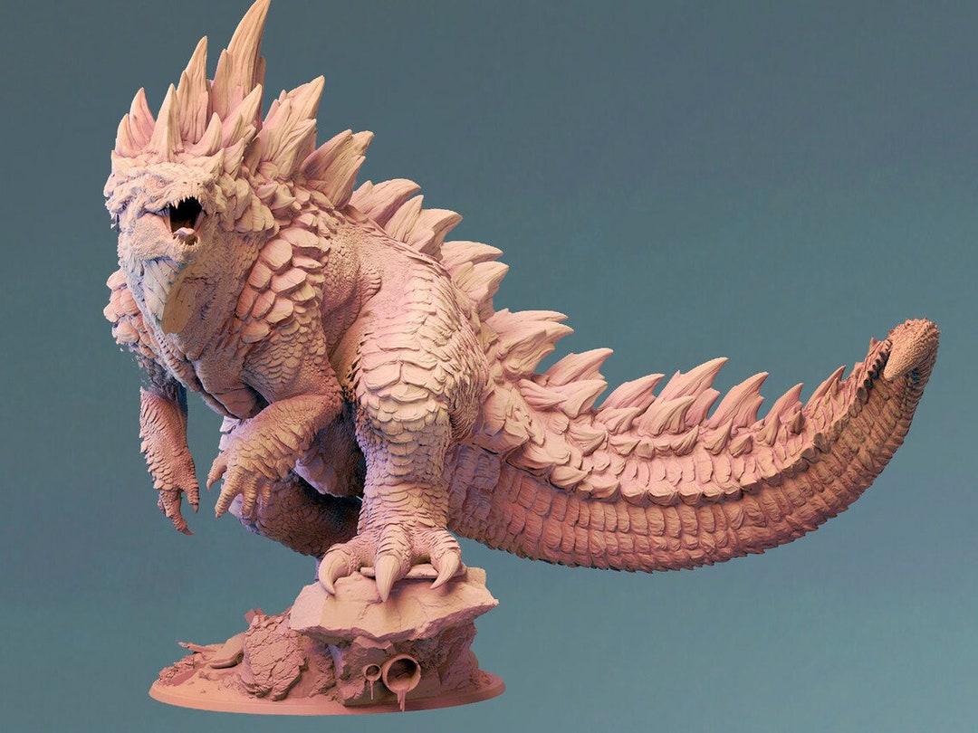 Gojira STL, Godzilla STL, Gojira 3D Model, Godzilla 3D Model, Gojira ...