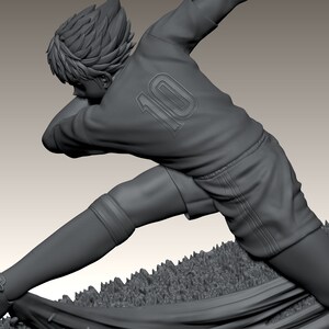 Captain Tsubasa STL, Tsubasa 3D Model, Tsubasa 3D Print Files, Tsubasa ...
