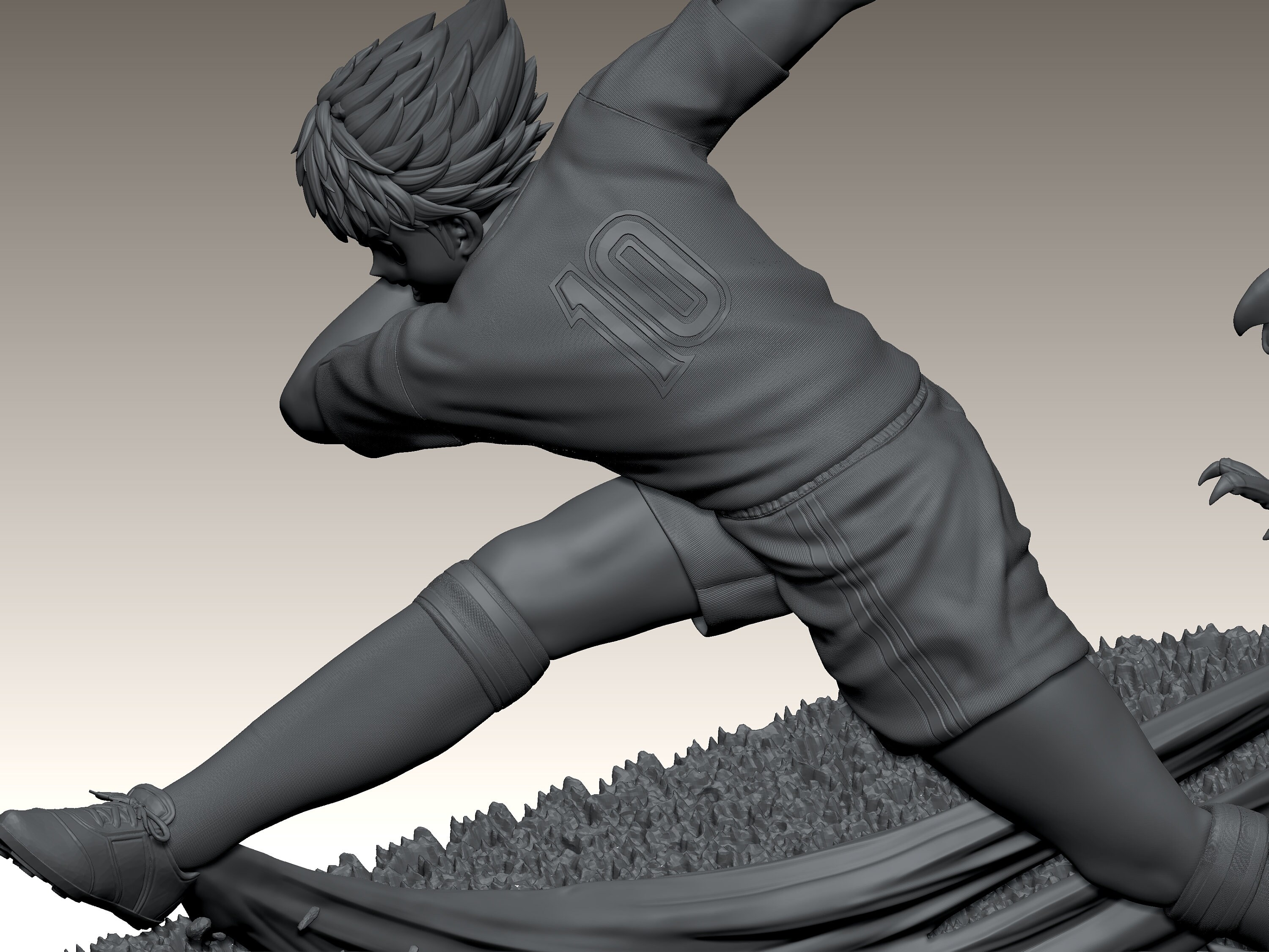 Captain Tsubasa STL, Tsubasa 3D Model, Tsubasa 3D Print Files, Tsubasa ...